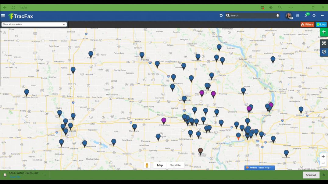 Overview of the Heat Map, Live Feed, and Projects
